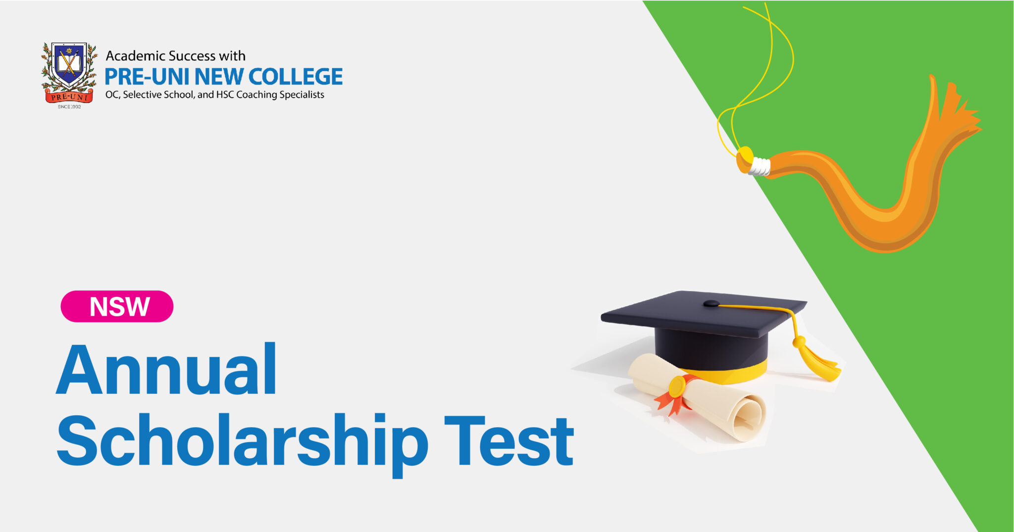 OC/Selective Special Practice Test - Pre-Uni New College